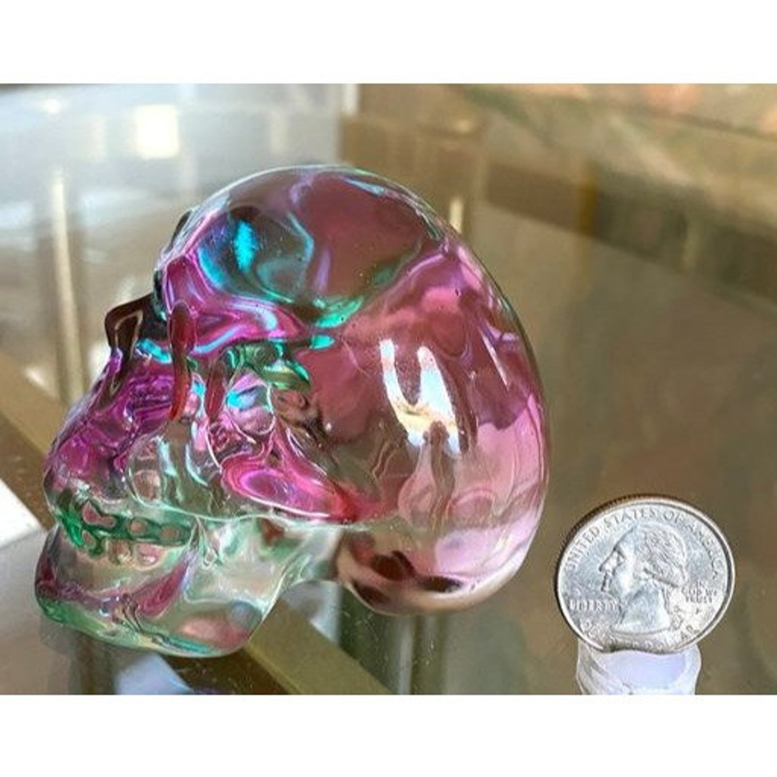 Angel Aura Titanium Skull 3 X 2.5 M110 | Etsy
