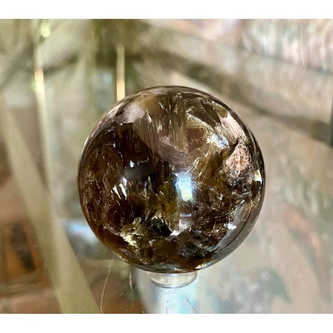 Beautiful Golden Mica Sphere 53mm Polished Crystal Healing Stone #87 - Etsy