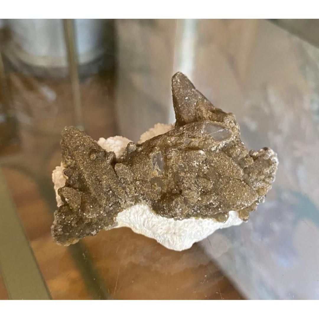 Unique Desert Rose Selenite & Barite Crystal Cluster Geode Specimen 2.6 ...