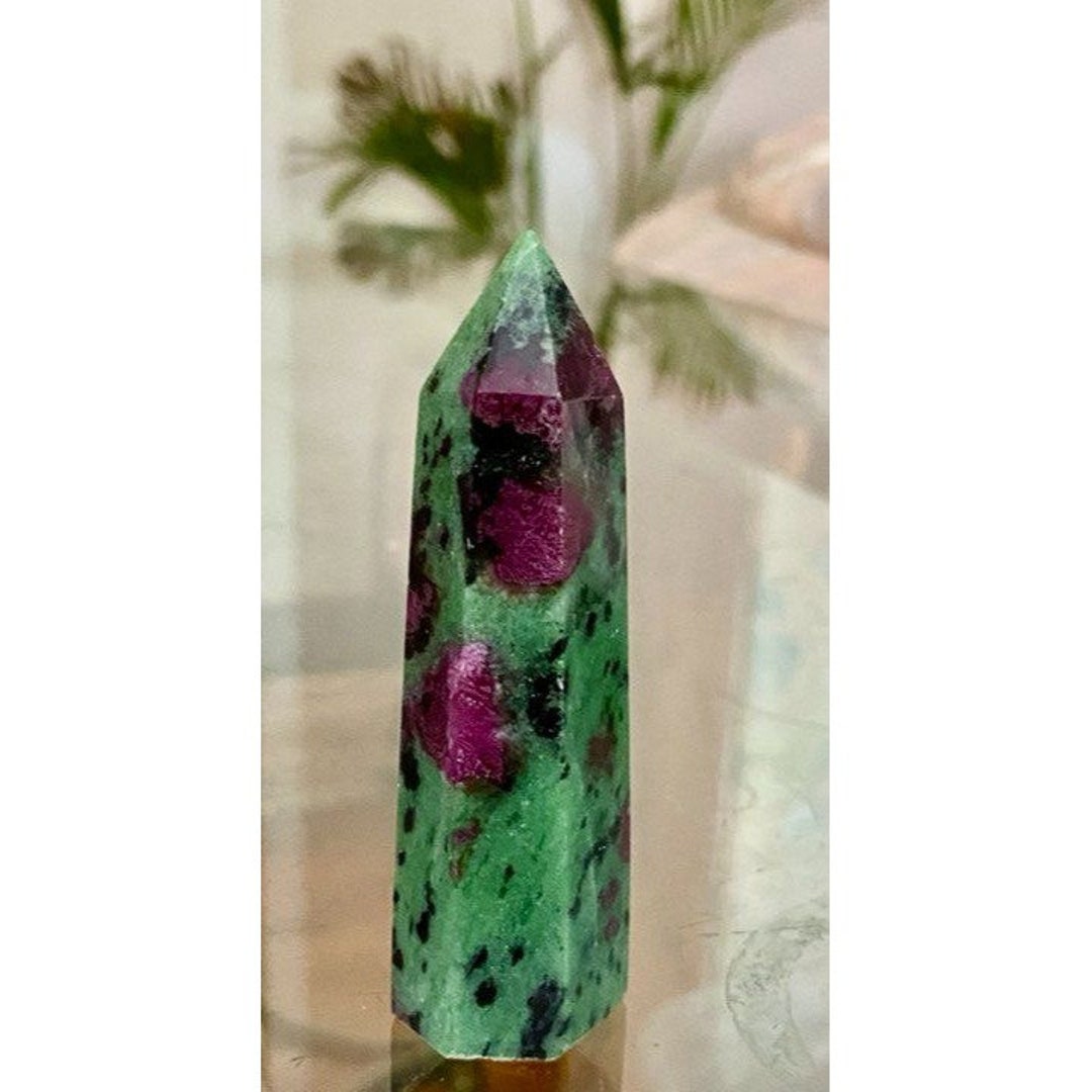 Ruby in Zoisite uv Reactive Tower 3/4 X 3.1 165 - Etsy