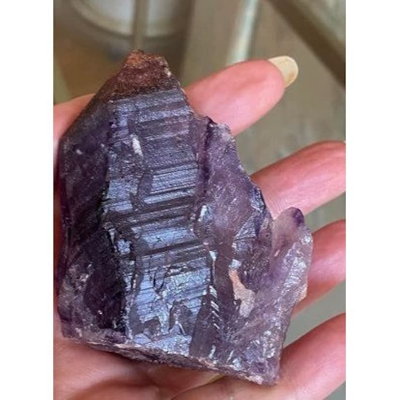 Red Cap Amethyst Specimen With Stand (3" X 2.3") - Etsy