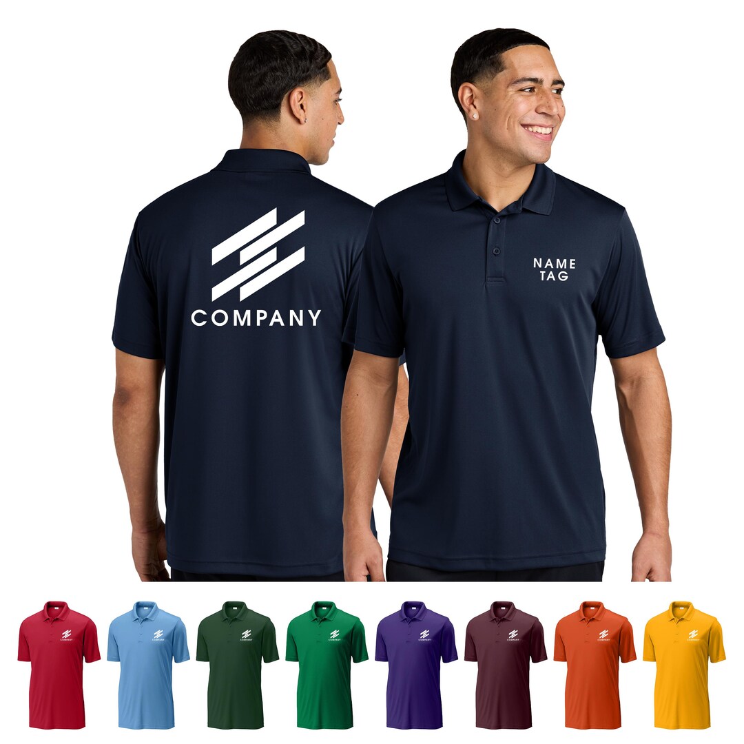 Custom Quick Dry Polo Shirt – Personalized Moisture-wicking Performance ...