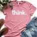 Think Chess Shirt – Minimalist Chess T-shirt – Gambit Shirt – Matching ...