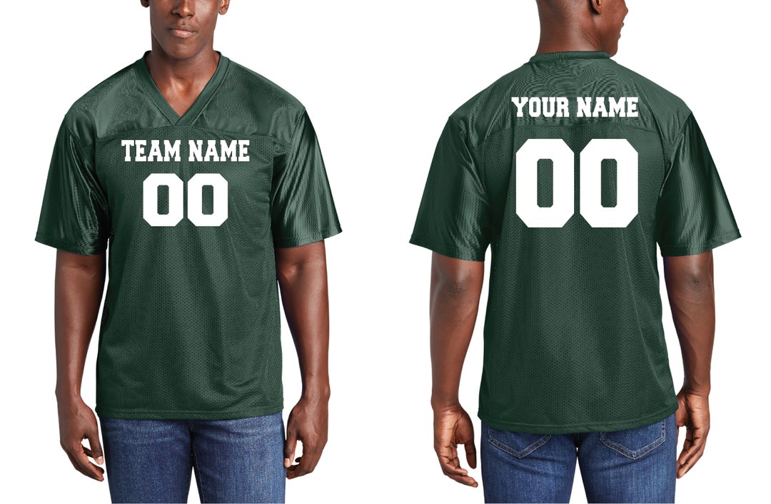 Custom Football Jersey Personalize With Your Name and Number, High ...