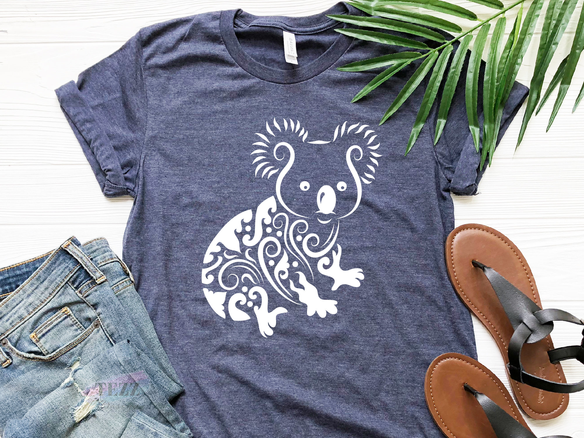 Koala Shirt Floral Koala Shirt Koala Bear Shirt | Etsy