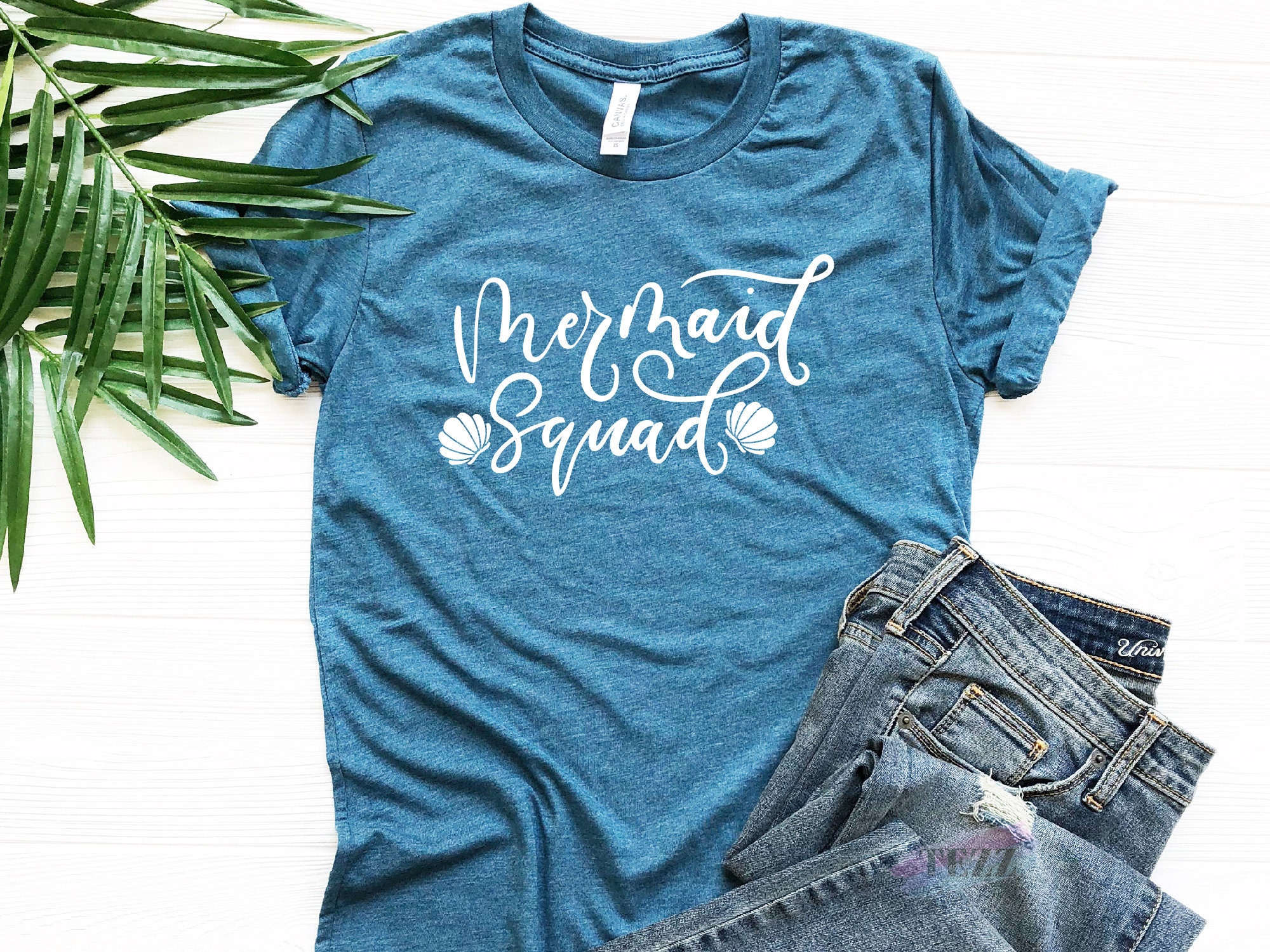 Mermaid Squad Shirt, Mermaid Birthday Shirt, Mermaid Party, Mermaid ...