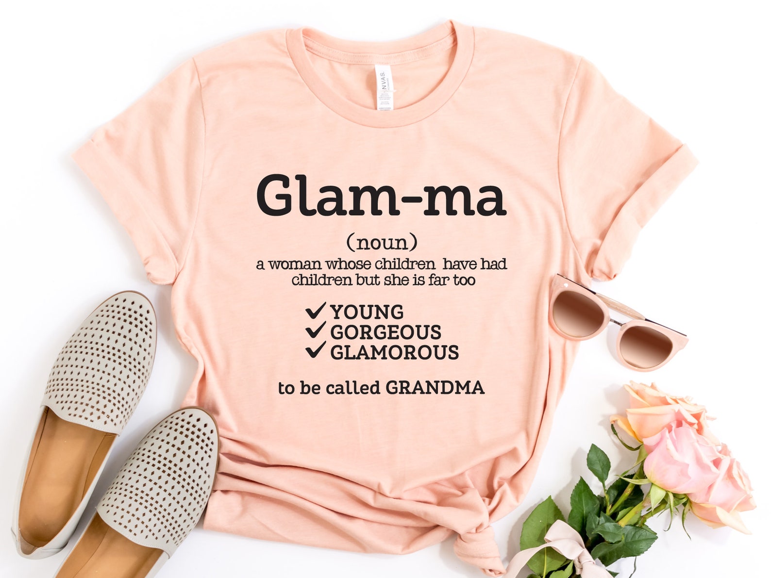Glamma Shirt Grandma Shirt Gift for Grandma Glamma Gift - Etsy