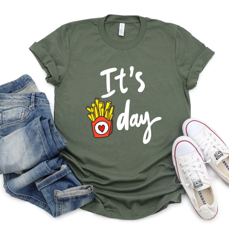 It’s Fry Day Shirt, Funny French Fries T-shirt, Fast Food Lover Gift ...