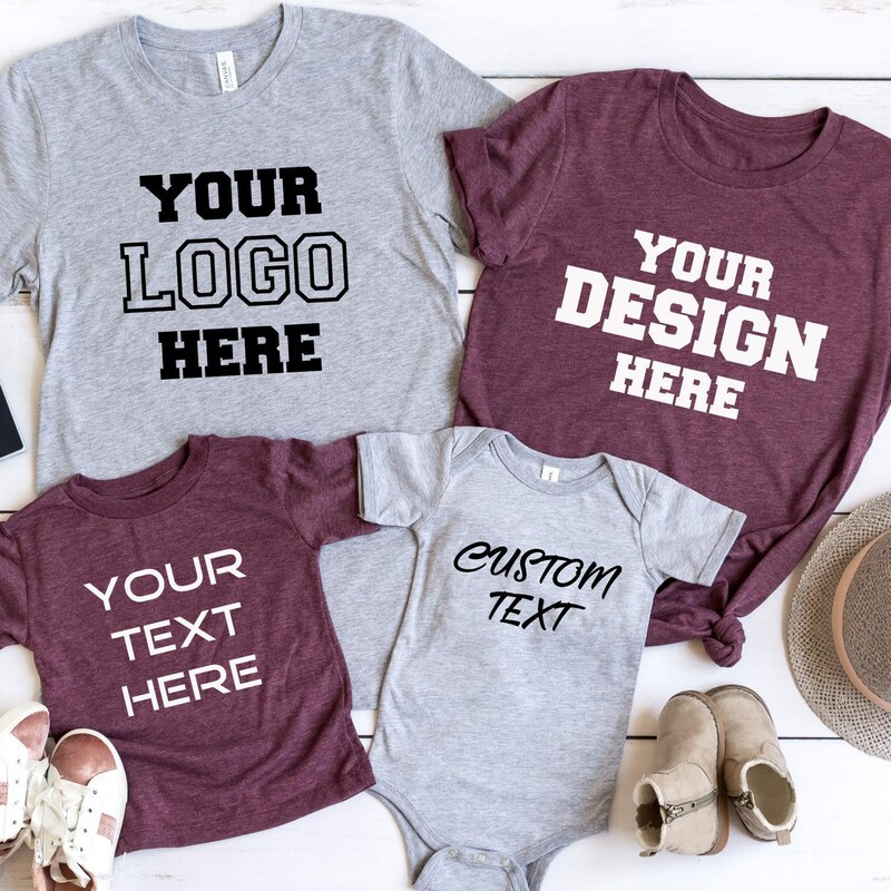 Custom Logo T Shirts - Etsy
