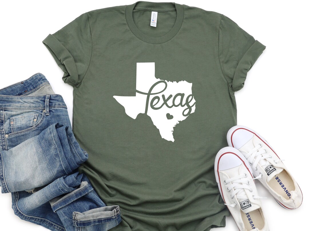 Texas Shirt, Texas Tee, Texas State Shirt, Texas Gift, Texas Tshirt ...