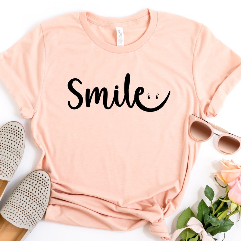 Smile Tshirt - Etsy