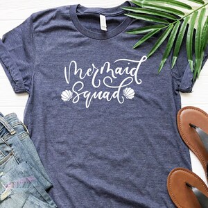 Mermaid Squad Shirt, Mermaid Birthday Shirt, Mermaid Party, Mermaid ...