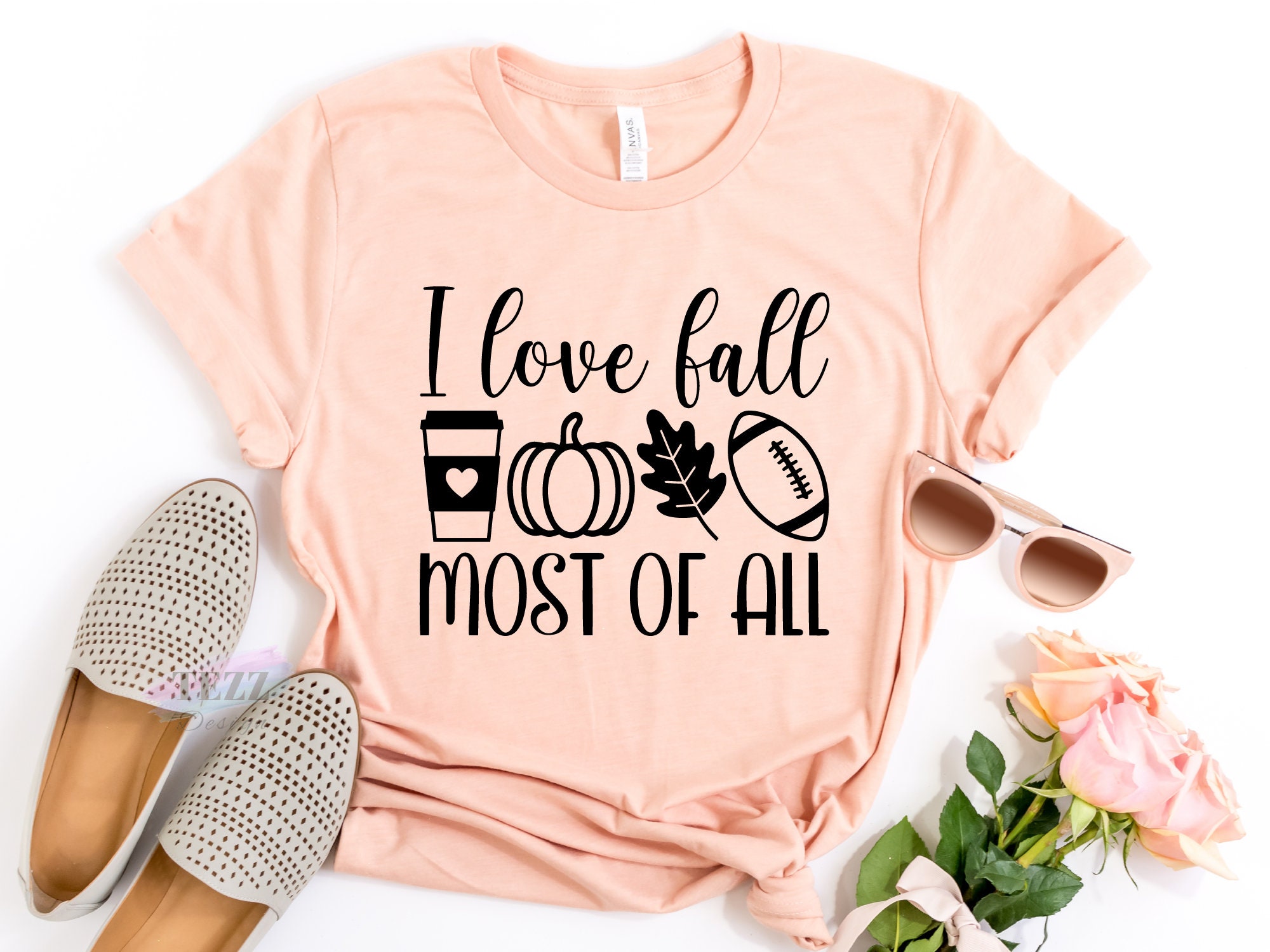 I Love Fall Shirt Fall Shirt Cute Fall Shirt Autumn Shirt Etsy