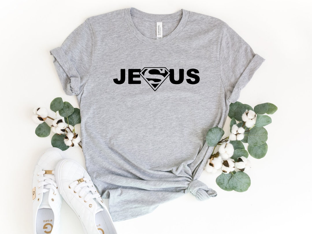 Jesus Shirt, Superhero Jesus T-shirt, Christian Shirt, Jesus Lover ...