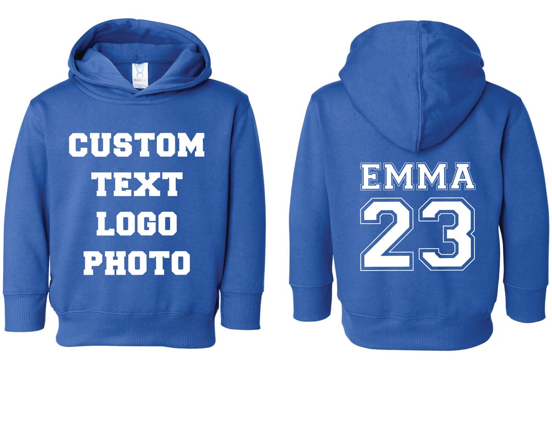 Custom Hoodie, Custom Logo Hoodie, Personalized Text Sweatshirt, Team ...