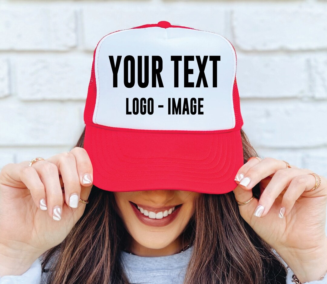 Personalized Trucker Cap, Custom Mesh Hat, Embroidered Trucker Hat ...