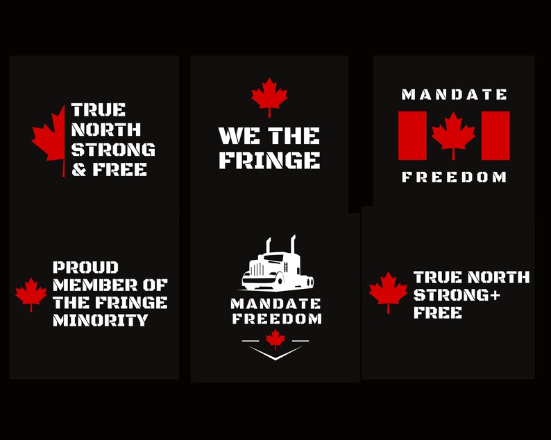 Limited Edition Red White Decals /we the Fringe/ Mandate Freedom/ True ...