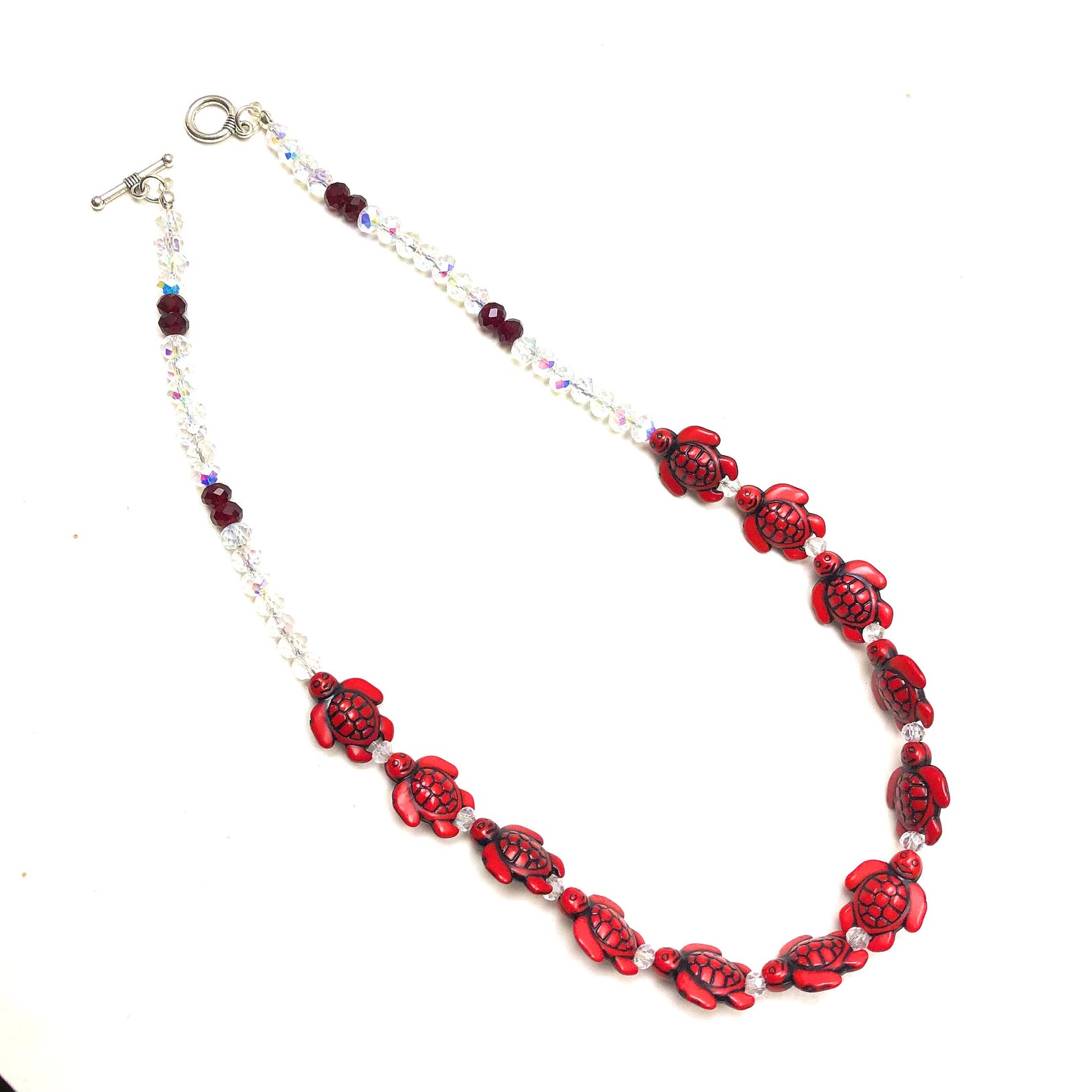 Red Turtles With a Plan Focus Smart Underestimated Chocker Necklace - Etsy