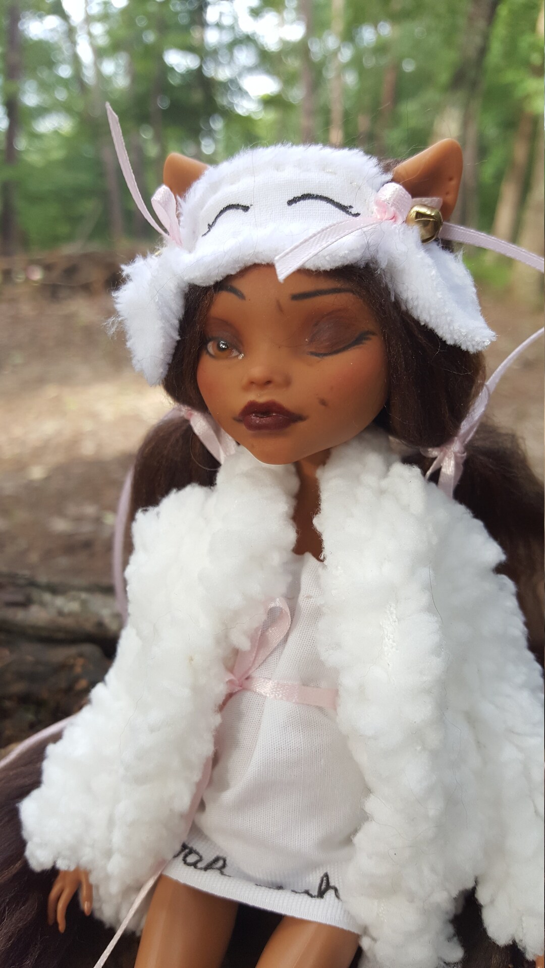 Accalia wolf in Sheep's Clothing OOAK Repainted Doll - Etsy