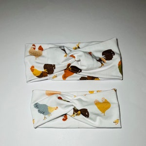 Chickens Headband, Chicken Lady Headband. Farm Chickens Headband. Mommy ...