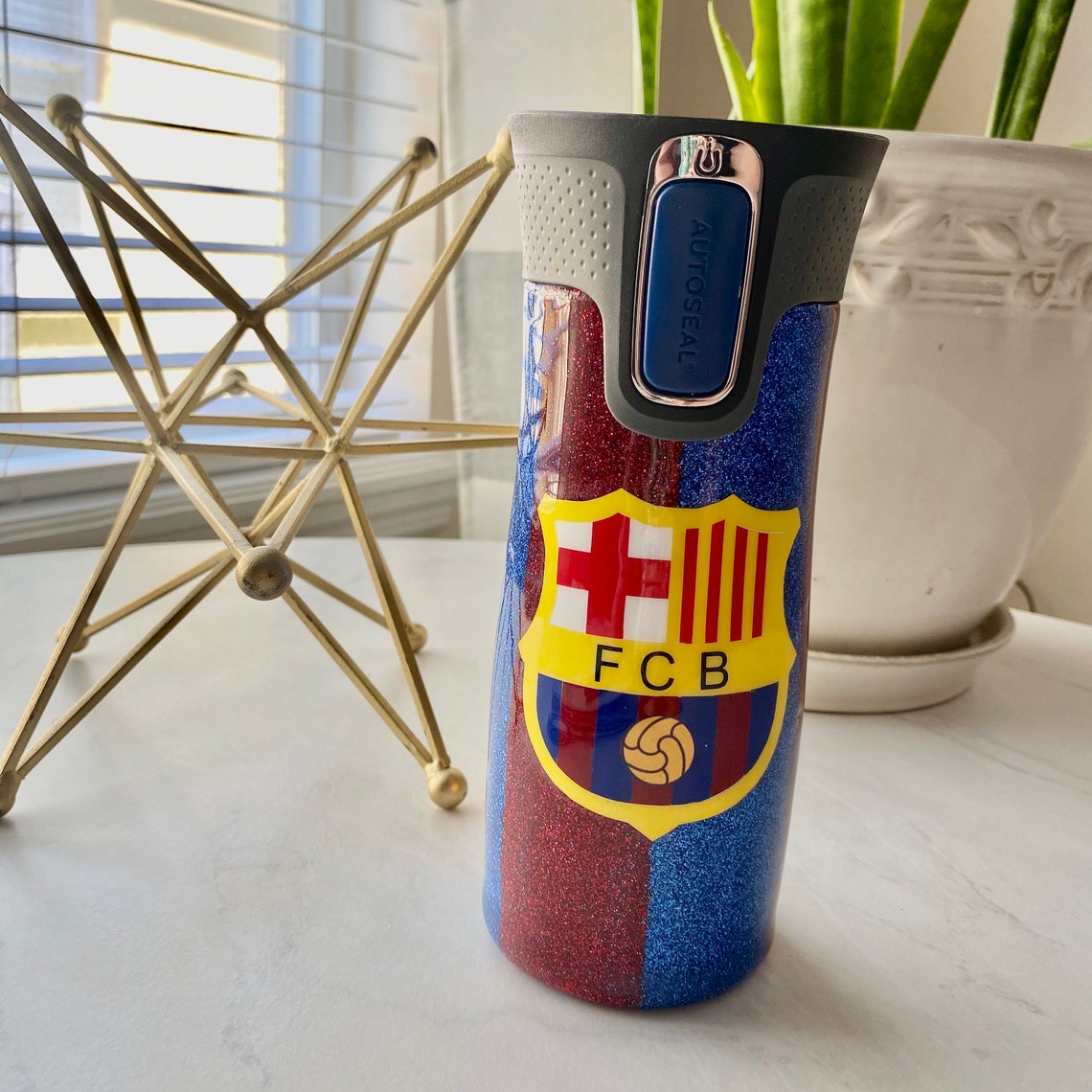 Futbol Club Barcelona Cup, Personalized FC Barcelona, Custom Messi ...