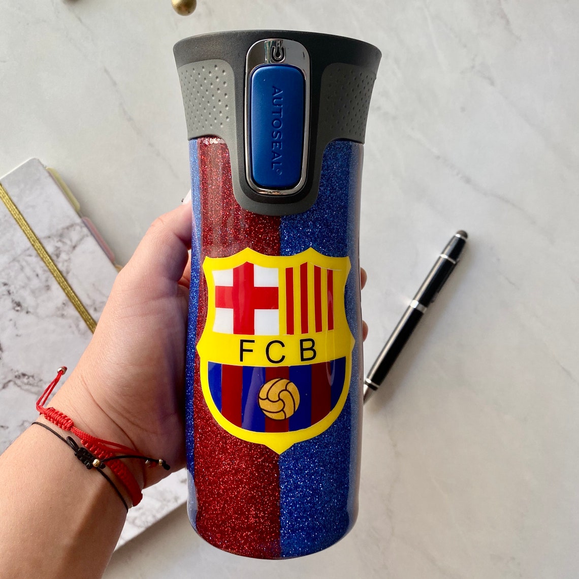 Futbol Club Barcelona Cup, Personalized FC Barcelona, Custom Messi ...