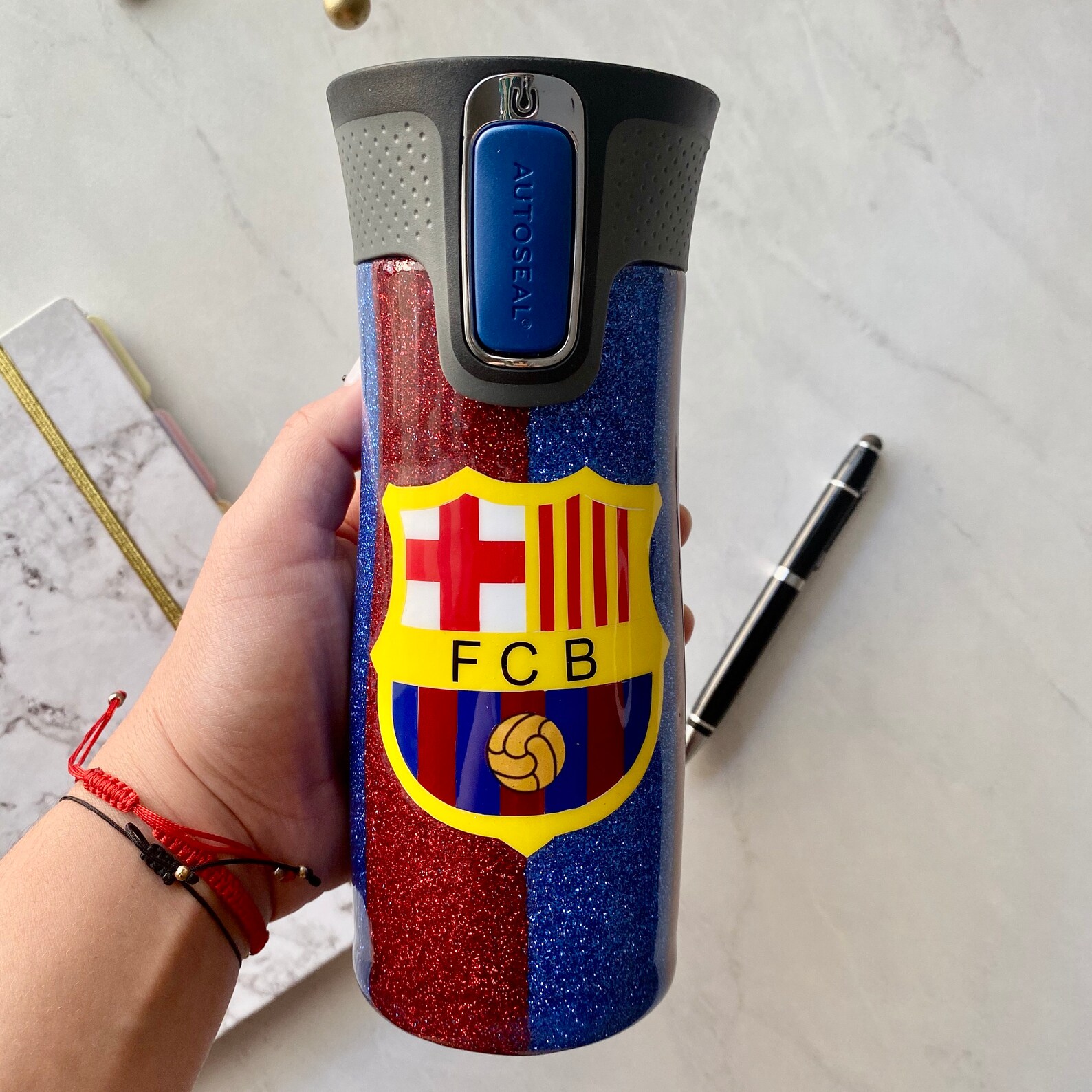 Futbol Club Barcelona Cup, Personalized FC Barcelona, Custom Messi ...
