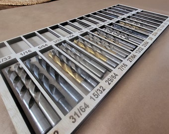 Laser Cut Drill Bit Organizer SVG File - Etsy UK