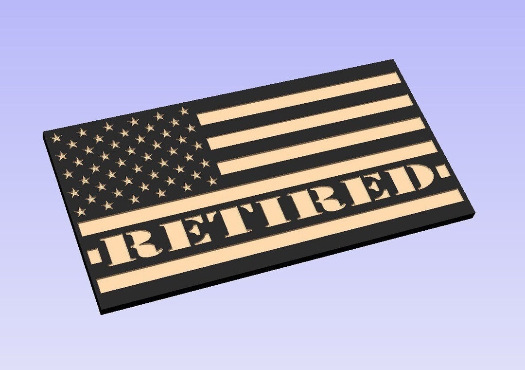 SVG File Retired Flag Digital Download Svg File. Check Out Our 50 Flag ...