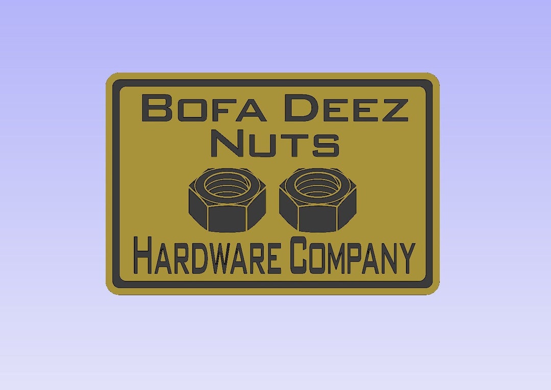 SVG Hat Patch Bofa Deez Nuts SVG File for Laser and Cnc Check Out Our Laser SVG Bundle for Huge ...