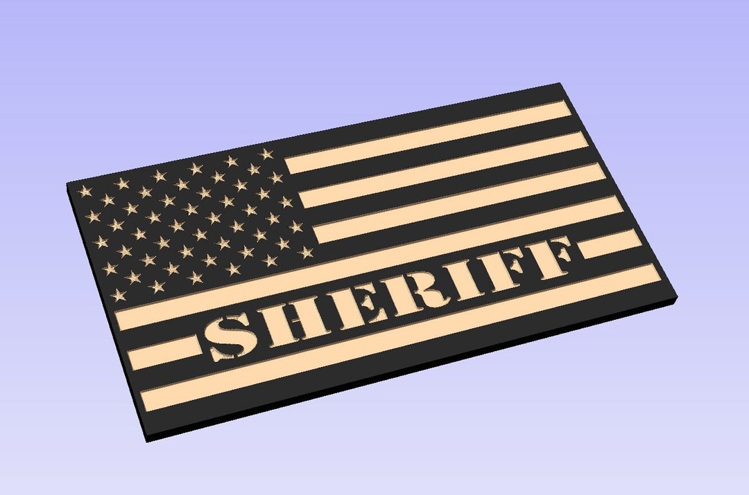 SVG File Sheriff Flag SVG File. Check Out Our 50 Flag SVG Bundle for ...