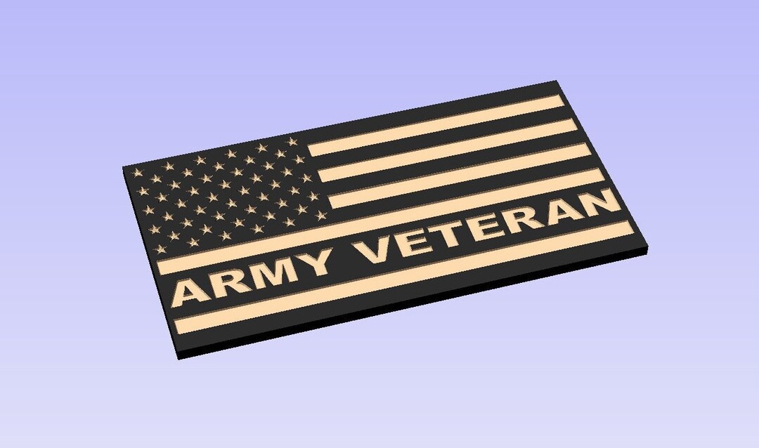 SVG File Army Veteran SVG Flag File. Check Out Our 50 Flag SVG Bundle ...