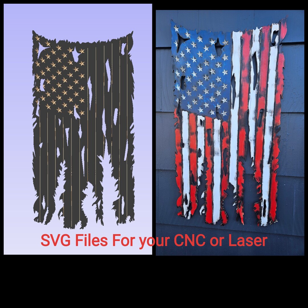 SVG File Draped Tattered Flag SVG File. Check Out Our 50 Flag SVG ...