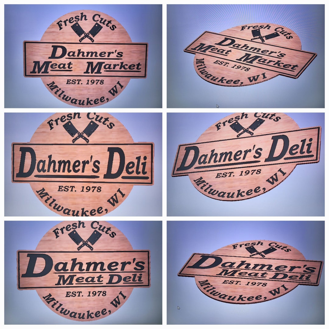 SVG Bundle Dahmer Sign Svg/dfx Digital Bundle for Your CNC or Laser ...