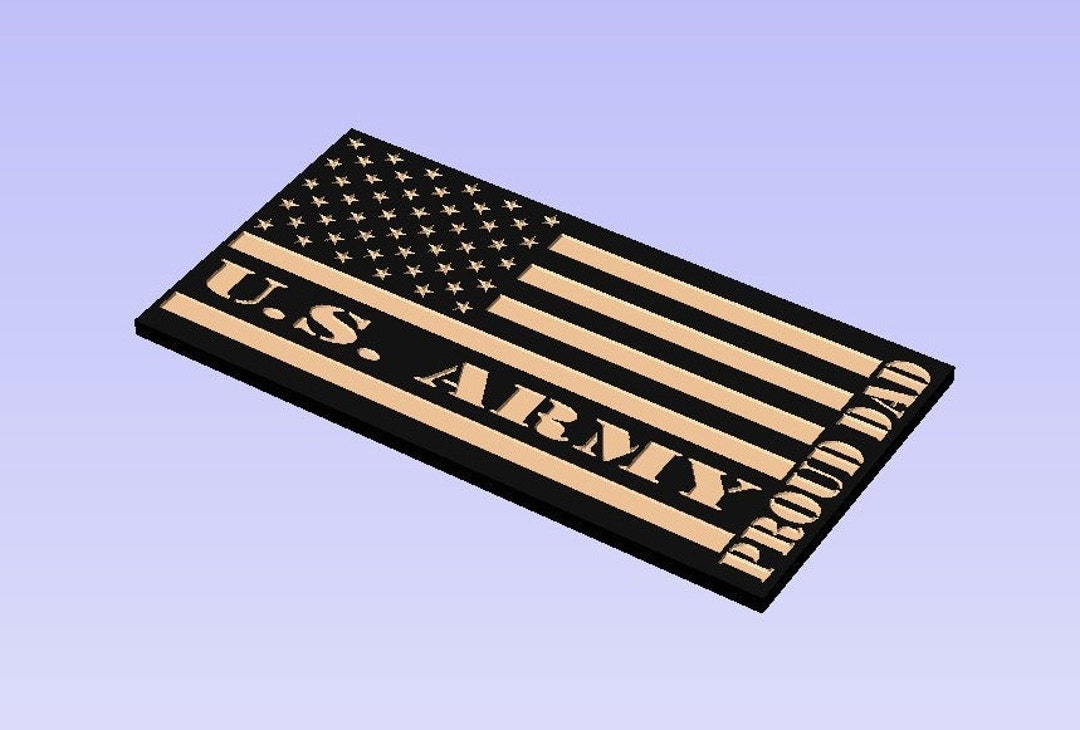 SVG File U.S. Army Proud Dad Flag SVG File. Check Out Our 50 Flag SVG ...
