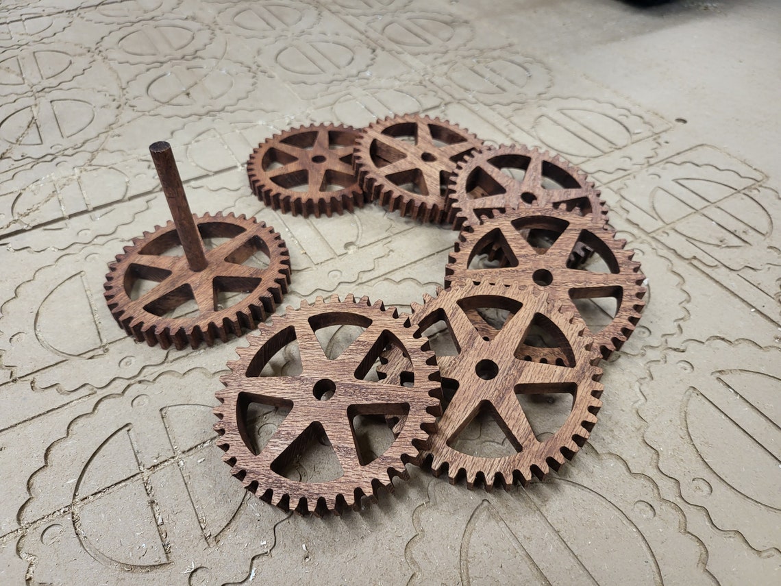 SVG Gear Coaster SVG Dfx Digital Download File for Use With - Etsy