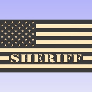 SVG File Sheriff Flag SVG File. Check Out Our 50 Flag SVG Bundle for ...