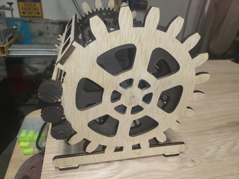 Laser Cut File SVG and Lightburn File Included Rolling Gear - Etsy