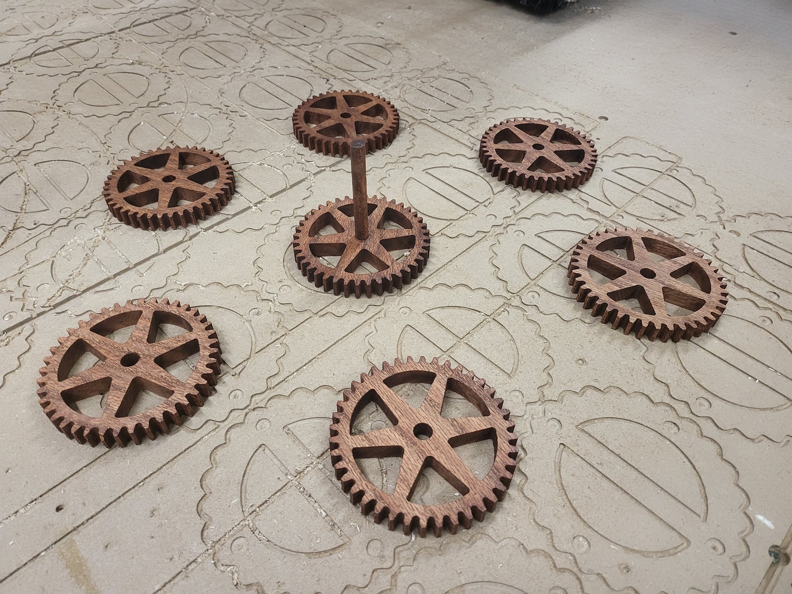 SVG Gear Coaster SVG Dfx Digital Download File for Use With - Etsy