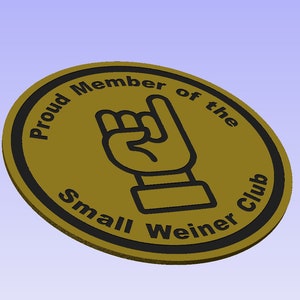 SVG Small Weiner Club Sign/hat Patch Download File Laser File CNC File ...