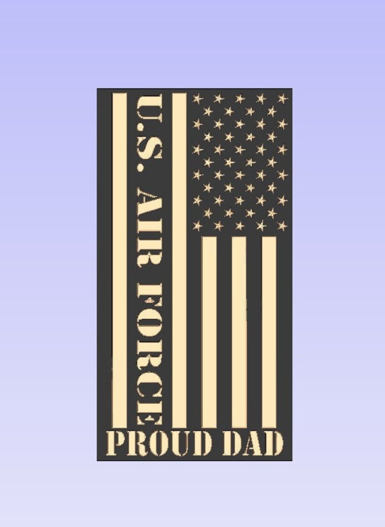 SVG File U.S. Air Force Proud Dad Flag SVG File. Check Out Our 50 Flag ...