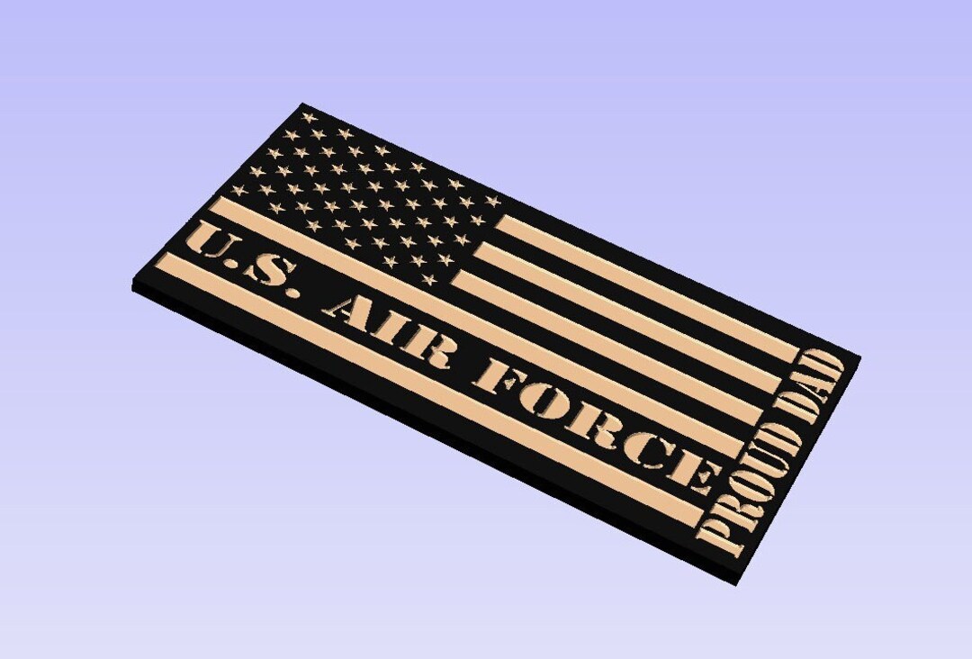 SVG File U.S. Air Force Proud Dad Flag SVG File. Check Out Our 50 Flag ...