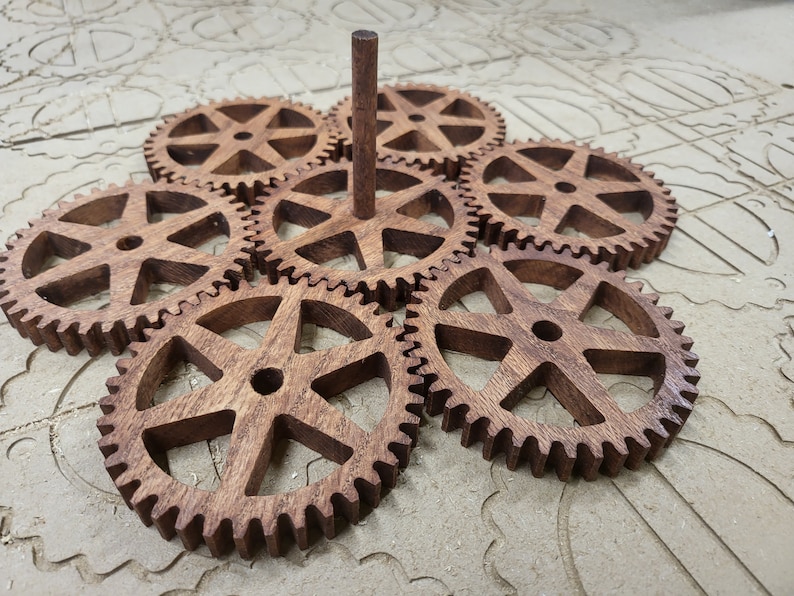 SVG Gear Coaster SVG Dfx Digital Download File for Use With - Etsy