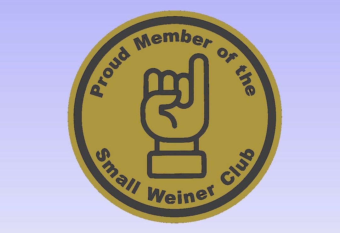 SVG Small Weiner Club Sign/hat Patch Download File Laser File CNC File ...