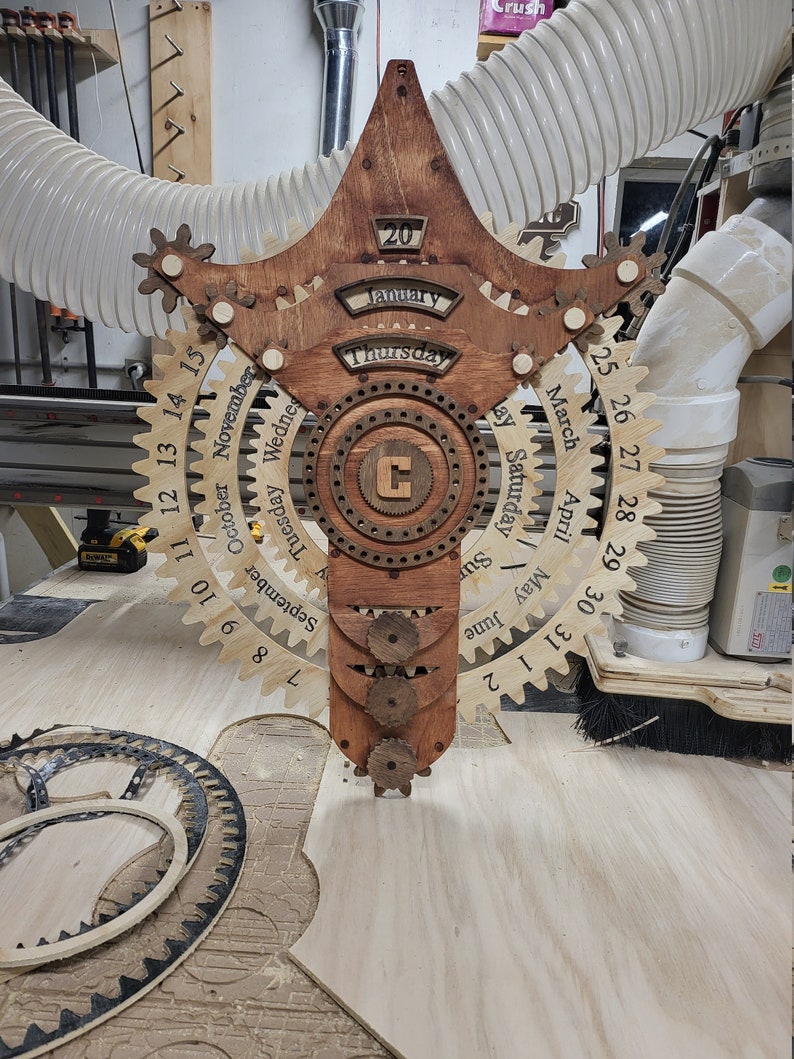 SVG Perpetual Calender Svg/dfx Bundle Cut Files With 5 Different ...