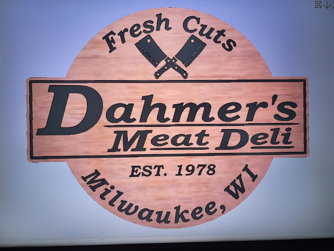 SVG Dahmer's Meat Deli Sign SVG File for Your CNC or Laser Engraving ...