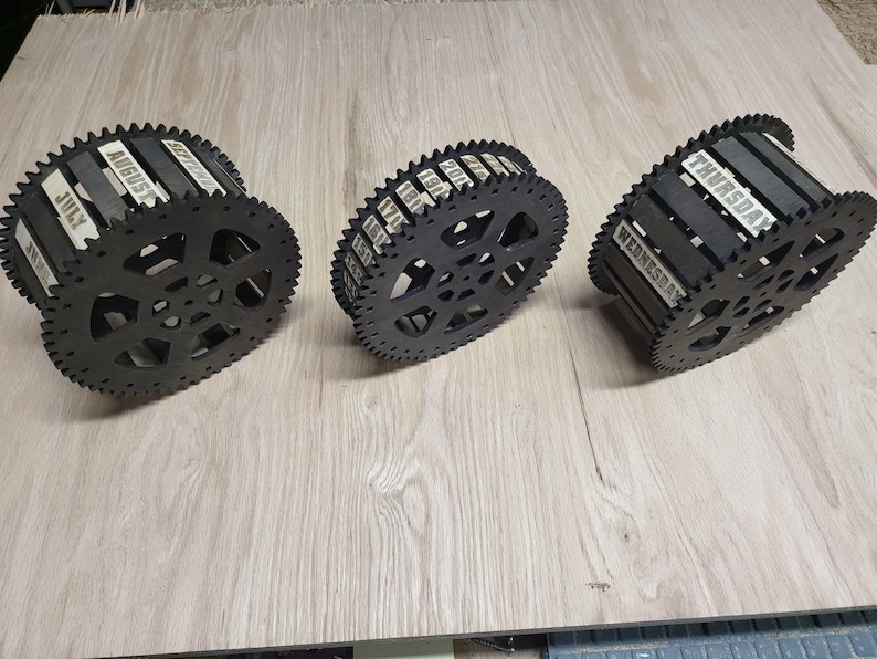 Laser Cut File SVG and Lightburn File Included Rolling Gear - Etsy