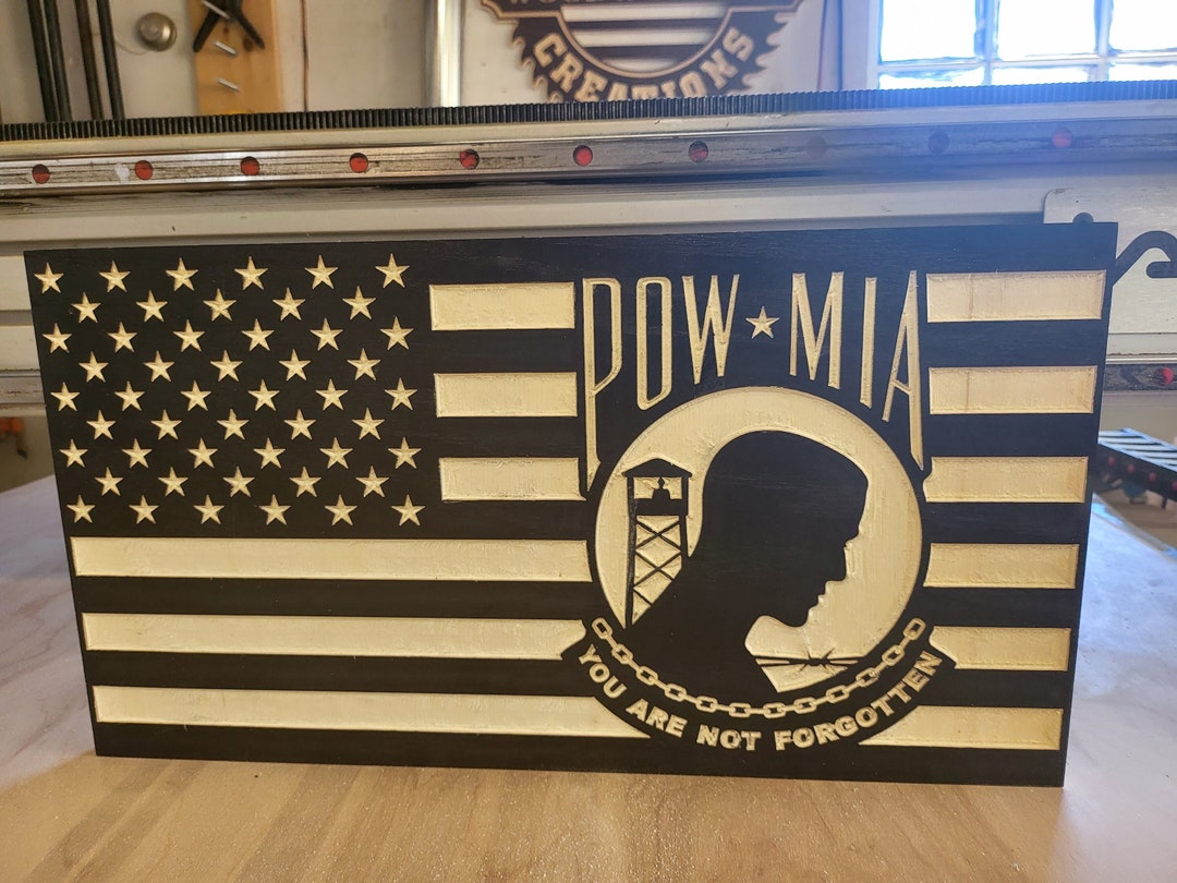 SVG POW MIA Flag File. Check Out Our 50 Flag Svg Bundle for Huge ...