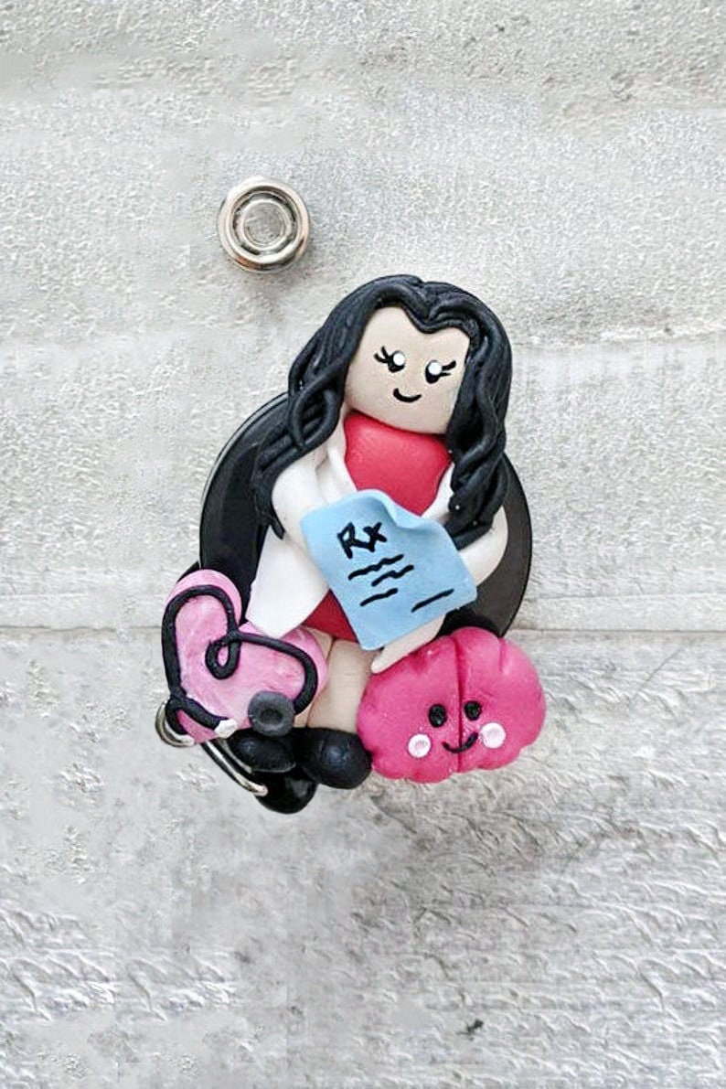 Custom Psychiatrist Badge Reel Psychiatry Badge Psychology | Etsy