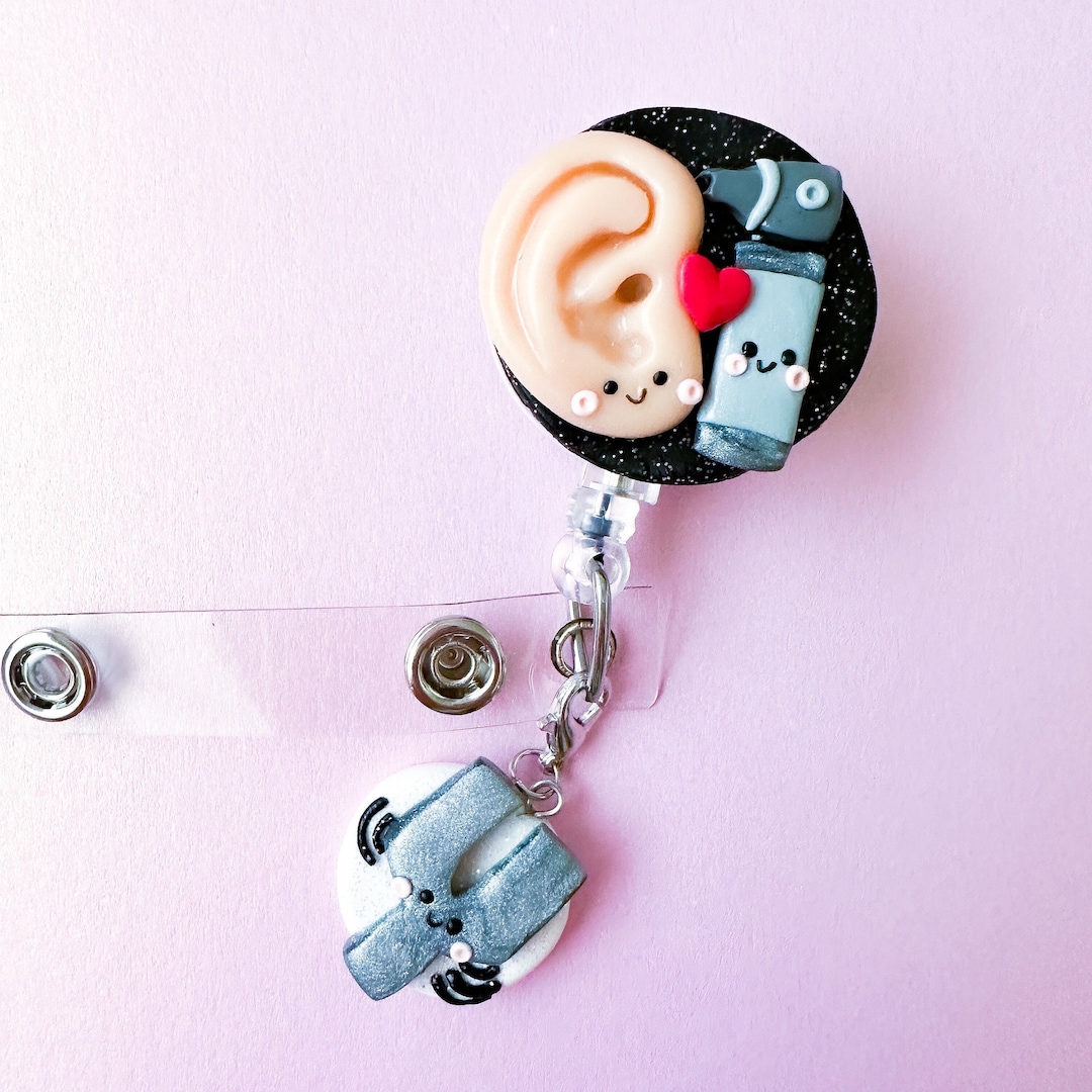 Audiology Badge Reel, Audiologist ID Holder, Audiology Christmas Gift ...
